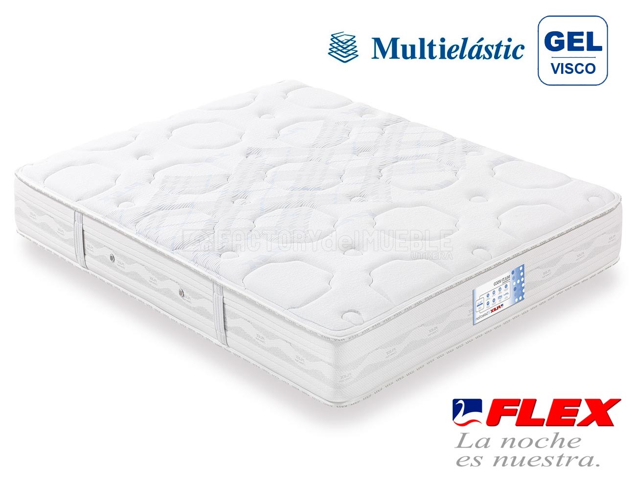 Colchón Multielastic Visco de Flex (24483) | Factory del Mueble Utrera