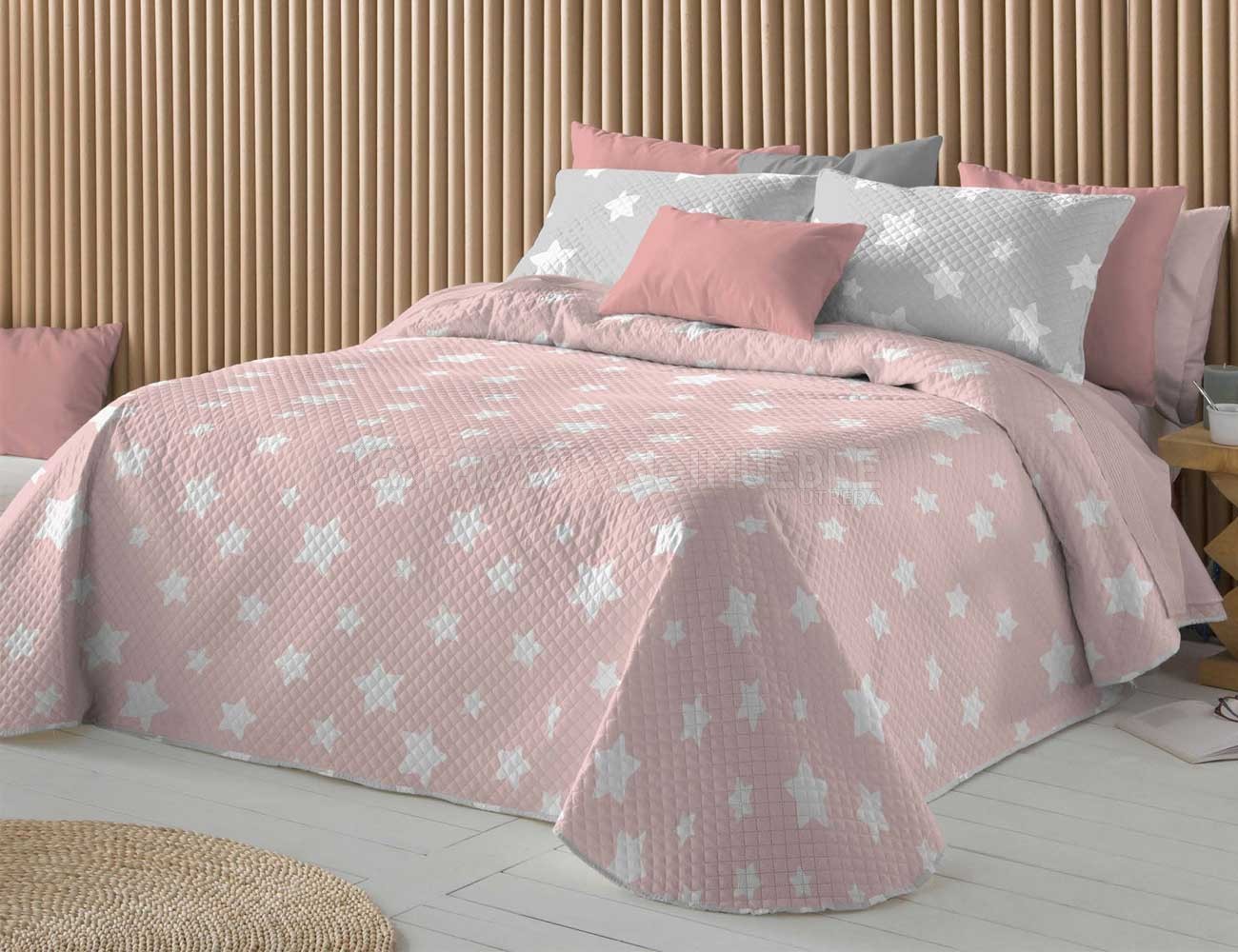 Ropa cama Bouti Chester Rosa estrella (30987) | Factory del Mueble Utrera